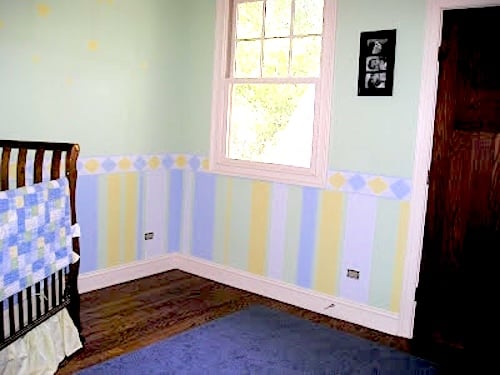 stiped wall border - Jennifer Rizzo