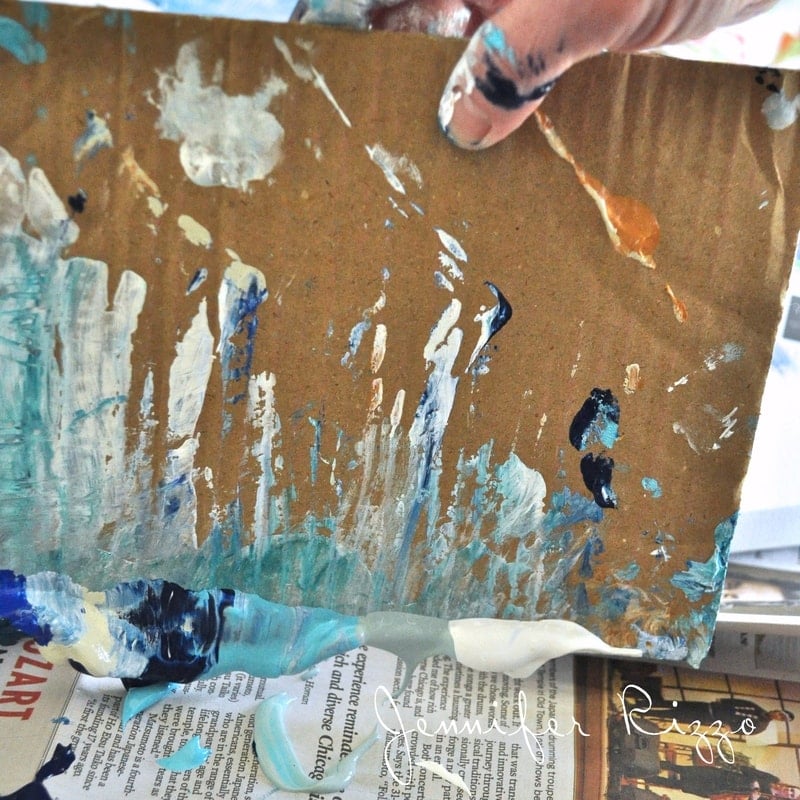 How to Paint a Fun and Easy Acrylic Agate Art Painting - Jennifer Rizzo