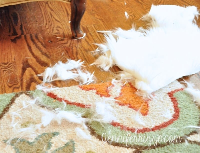 Cover a Chair with a Flokati Rug - Jennifer Rizzo