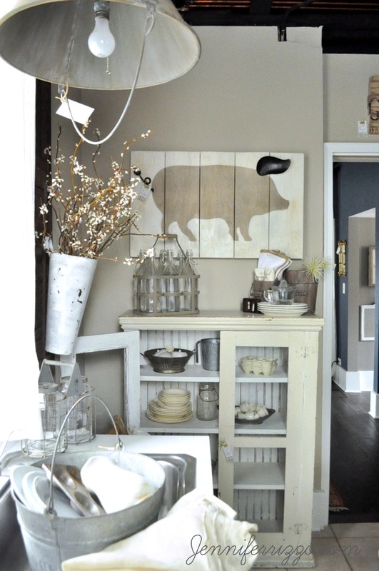 Farmhouse and vintage inspired design house kitchen - Jennifer Rizzo