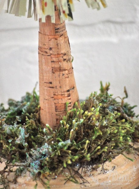 Recycled paper fringe trees - Jennifer Rizzo