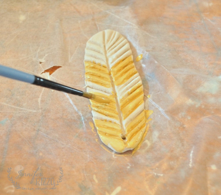 DIY clay bird and feather wall hanging - Jennifer Rizzo