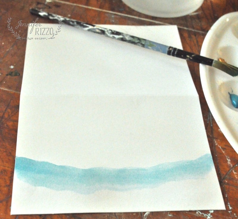 Paint Your Own Watercolor Note Cards and Envelopes - Jennifer Rizzo