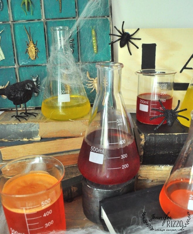 Creepy Mad Scientist Halloween Laboratory That's No Spill! - Jennifer Rizzo
