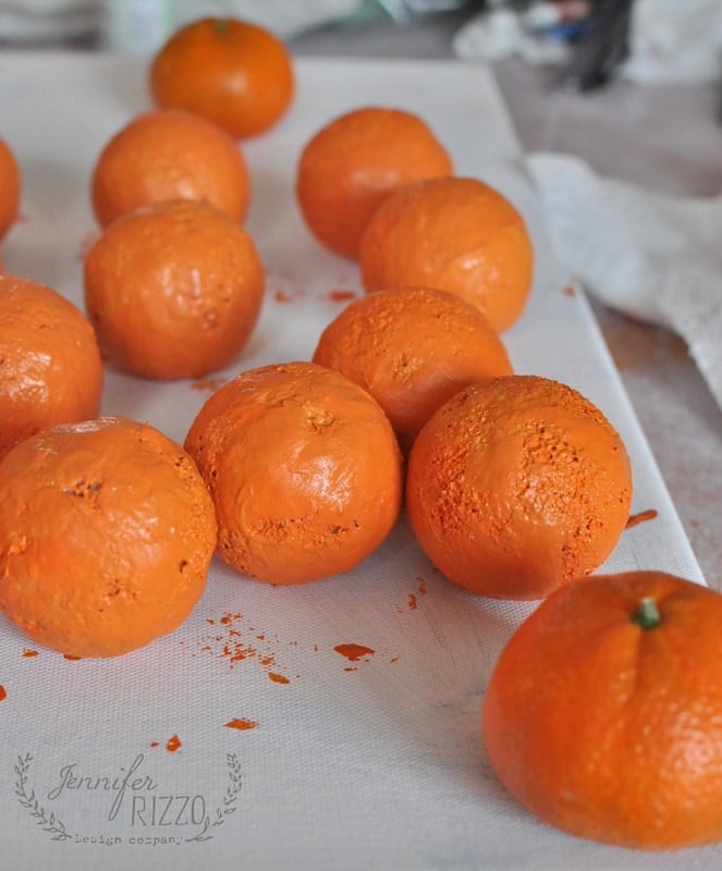 How to make faux oranges - Jennifer Rizzo