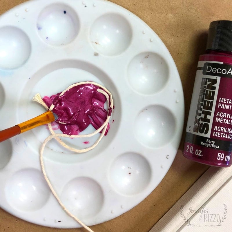 String Painting Paint Pulled String Art - Jennifer Rizzo