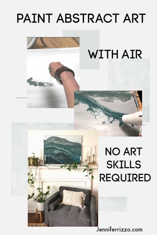 Paint abstract art with air Jennifer Rizzo blog - Jennifer Rizzo