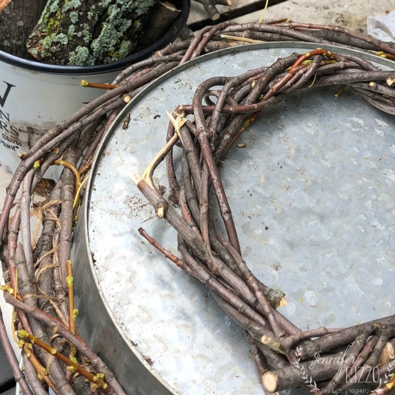 Maple Branch DIY Twig Wreath - Jennifer Rizzo