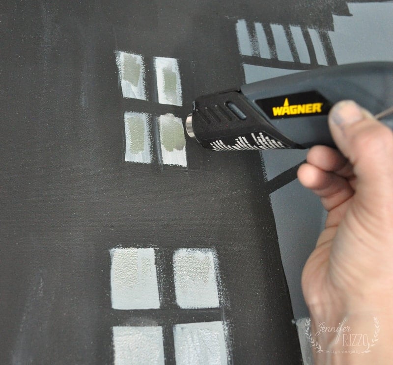 Using a heat tool on embossing powder Jennifer Rizzo - Jennifer Rizzo