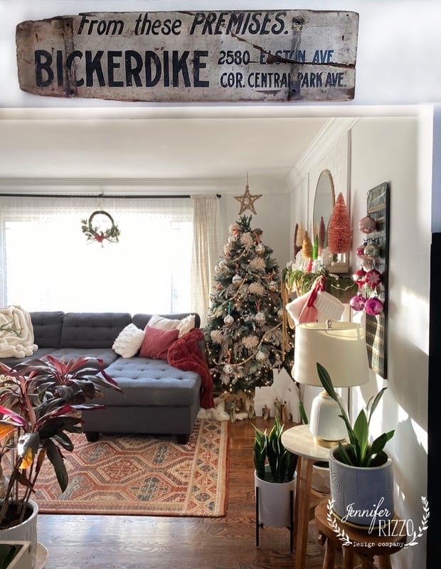 Jennifer Rizzo's Boho and Vintage-Inspired MCM Holiday Home - Jennifer ...