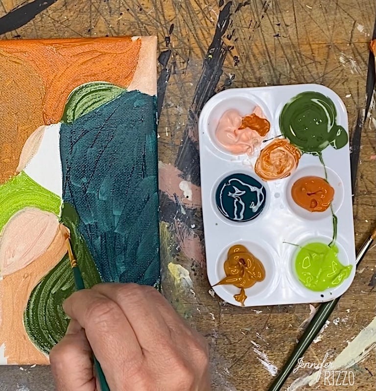 Colors to create abstract art Jennifer Rizzo - Jennifer Rizzo