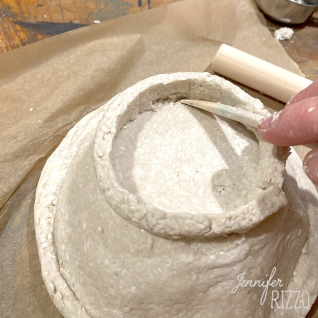How to Make a Paper Mache Bowl DIY - Jennifer Rizzo