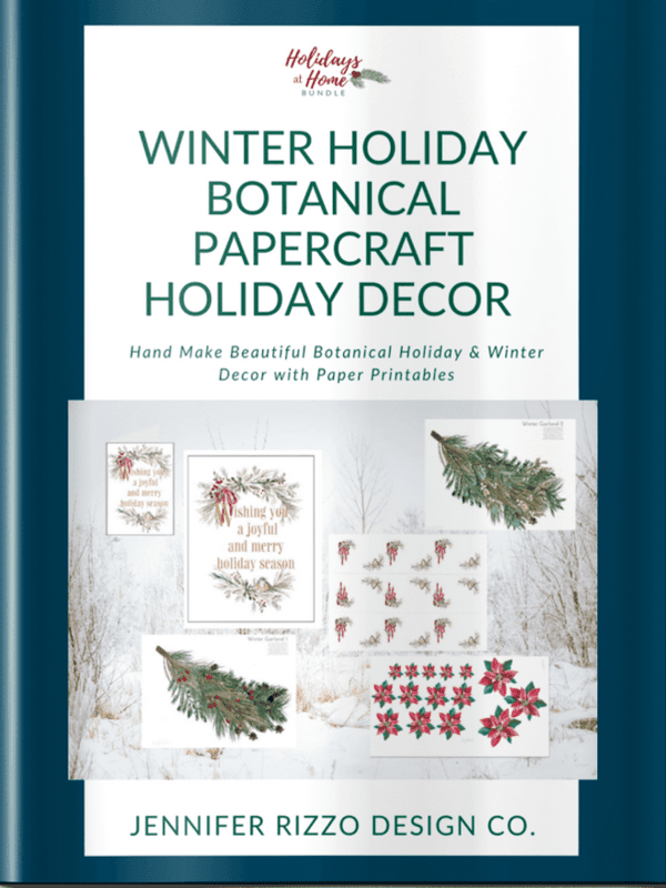 Holidays at Home Amazing Printable Bundle - Jennifer Rizzo
