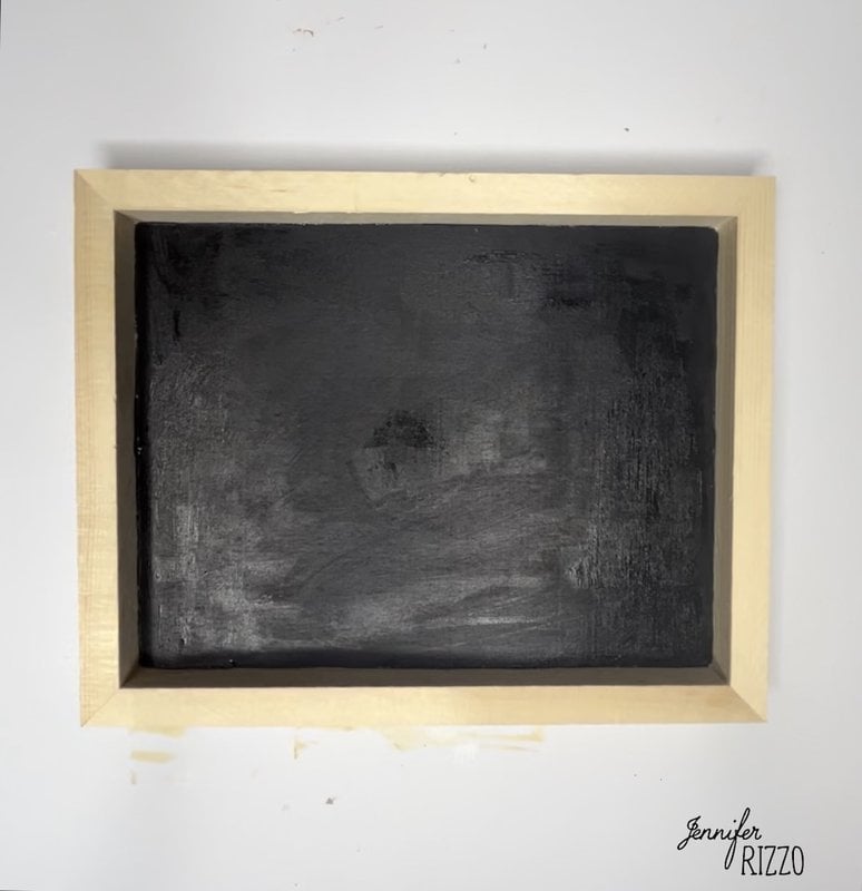 Easy DIY Floating Frame for Artwork - Jennifer Rizzo