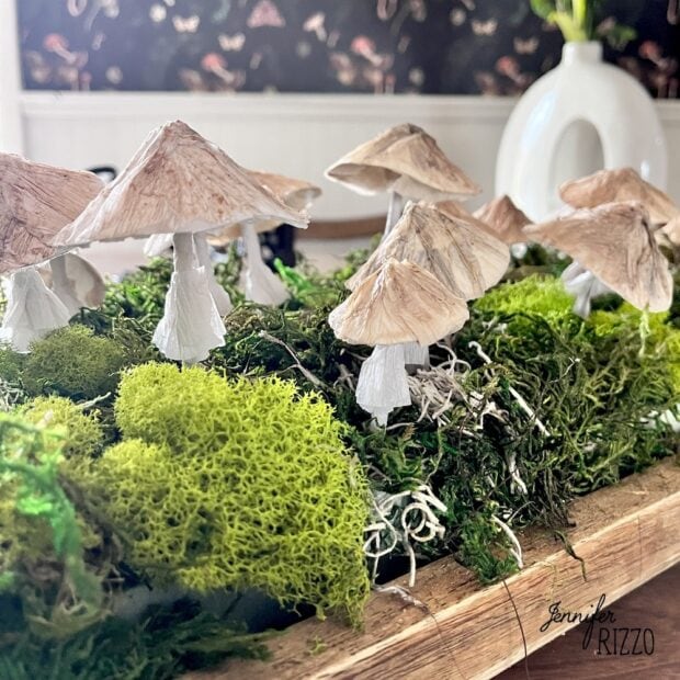 Make Crepe Paper Mushrooms - Jennifer Rizzo