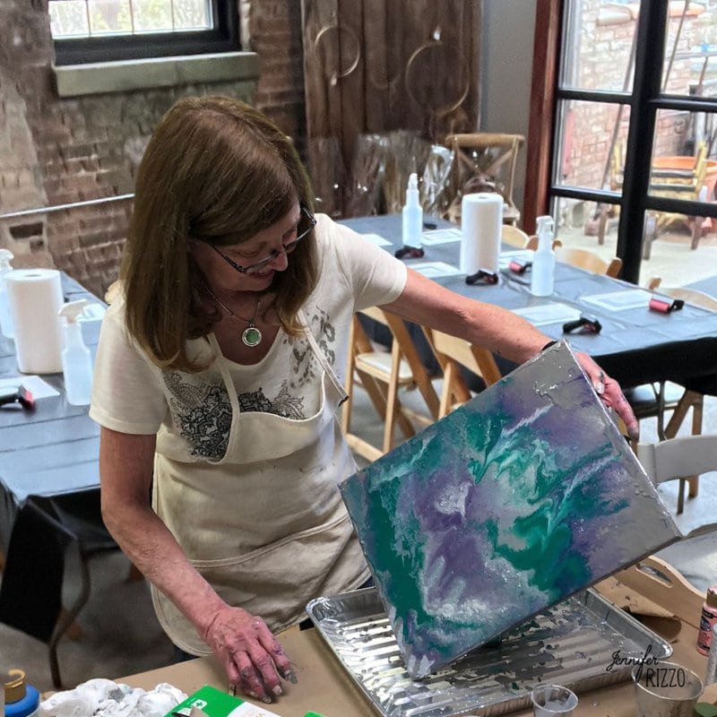 How To Do Acrylic Paint Pouring-For Beginners - Jennifer Rizzo