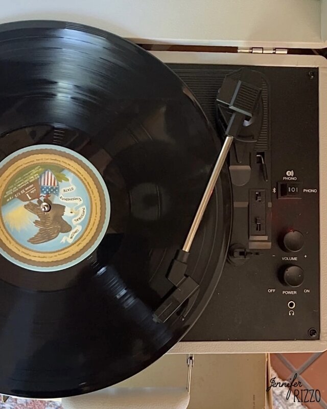 Record playing - Jennifer Rizzo